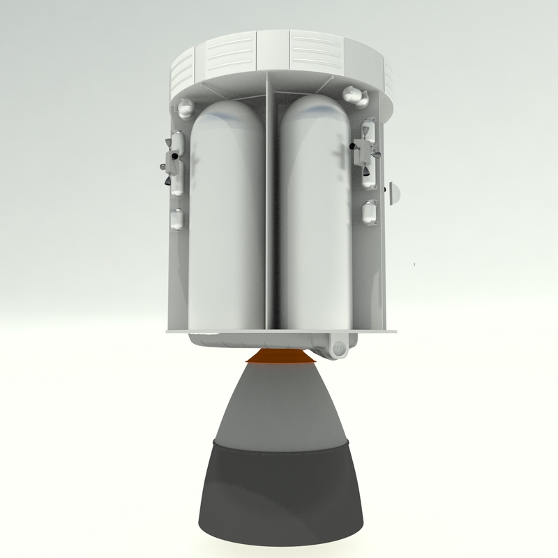 3d model apollo service module