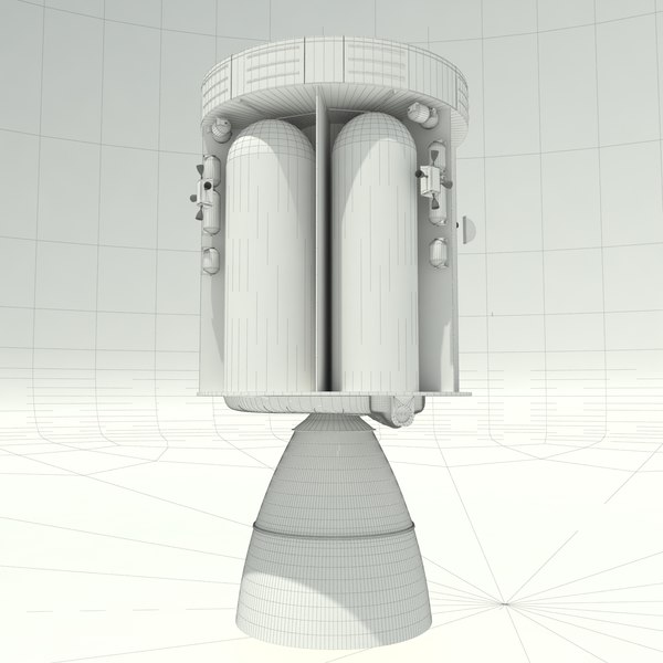 3d model apollo service module