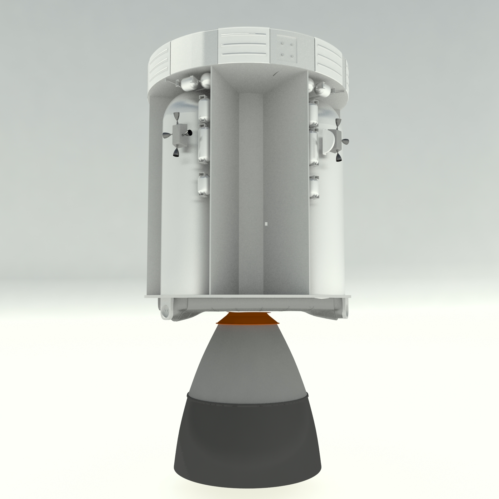 3d model apollo service module
