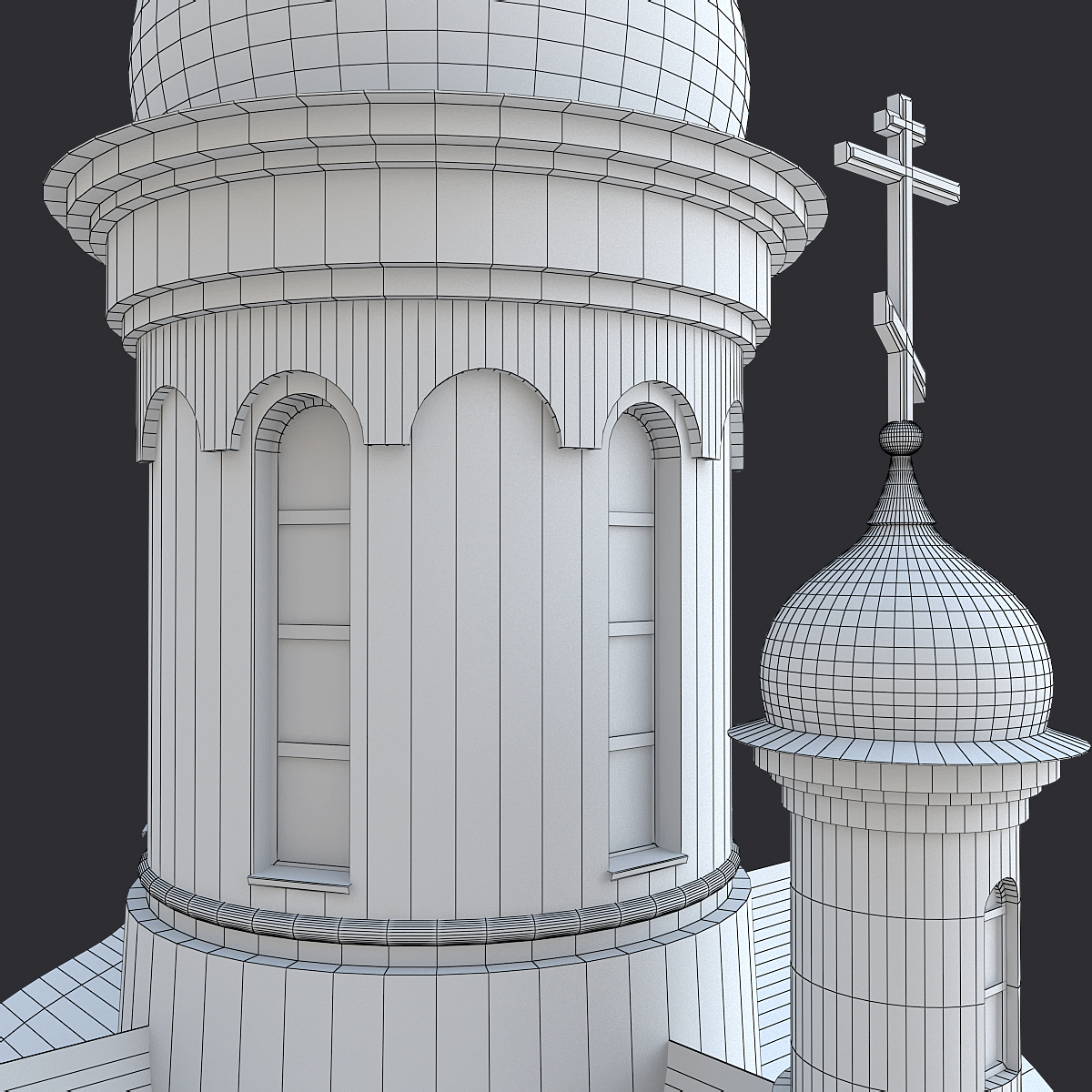 orthodox chapel 3d model