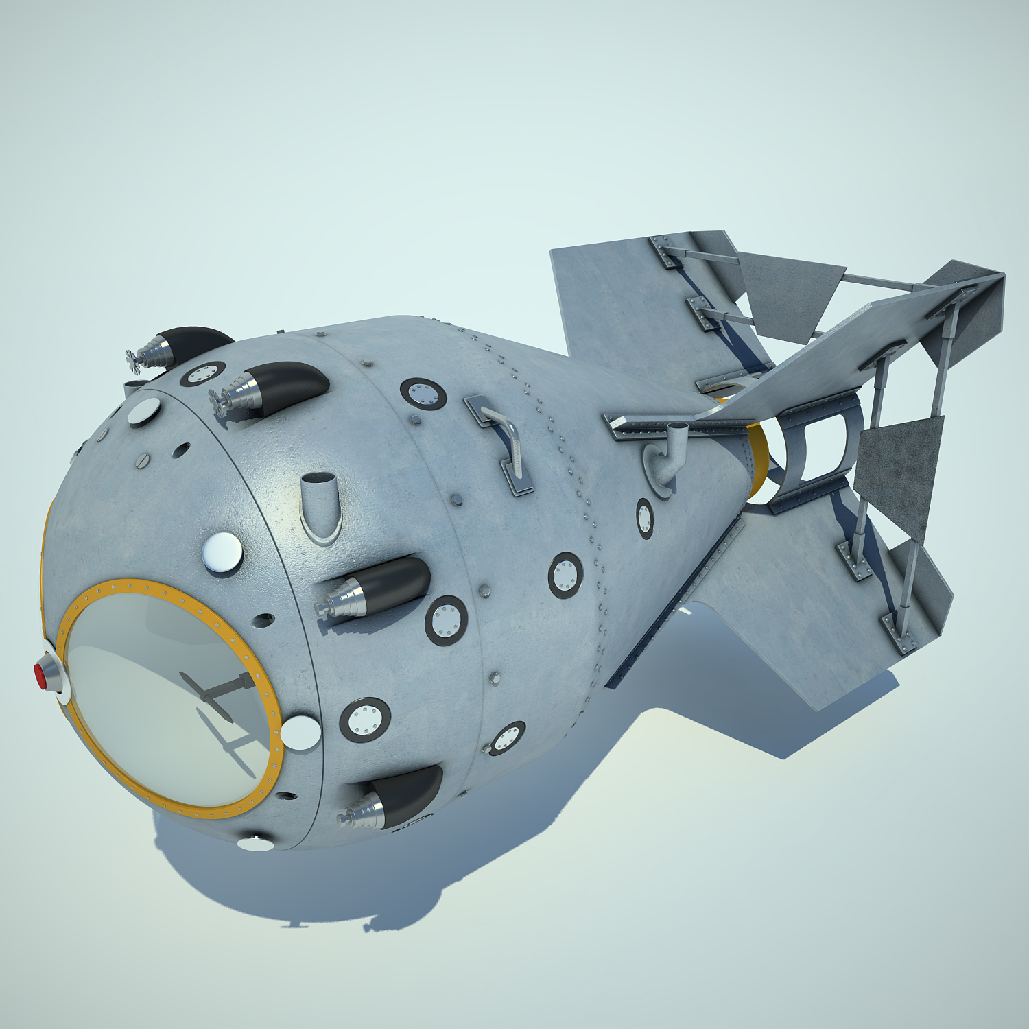3d model nuclear bomb