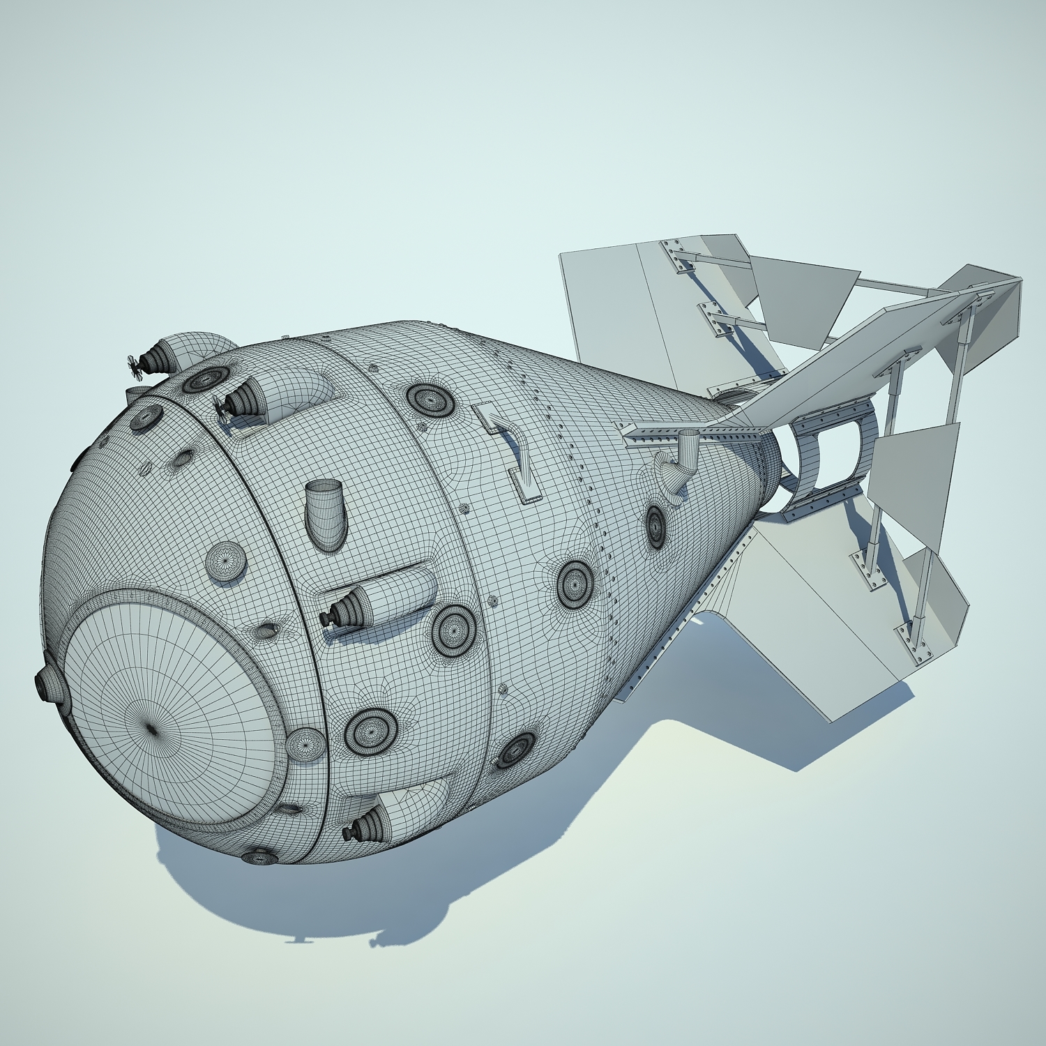 3d model nuclear bomb