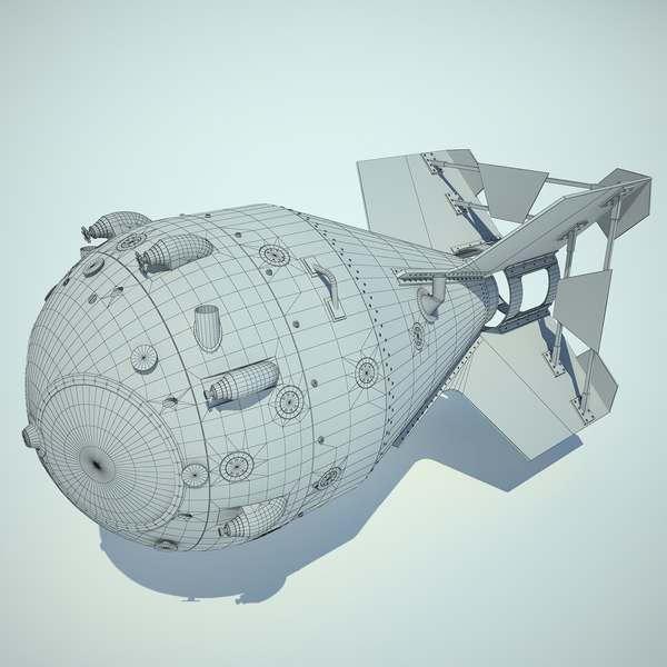 3d model nuclear bomb
