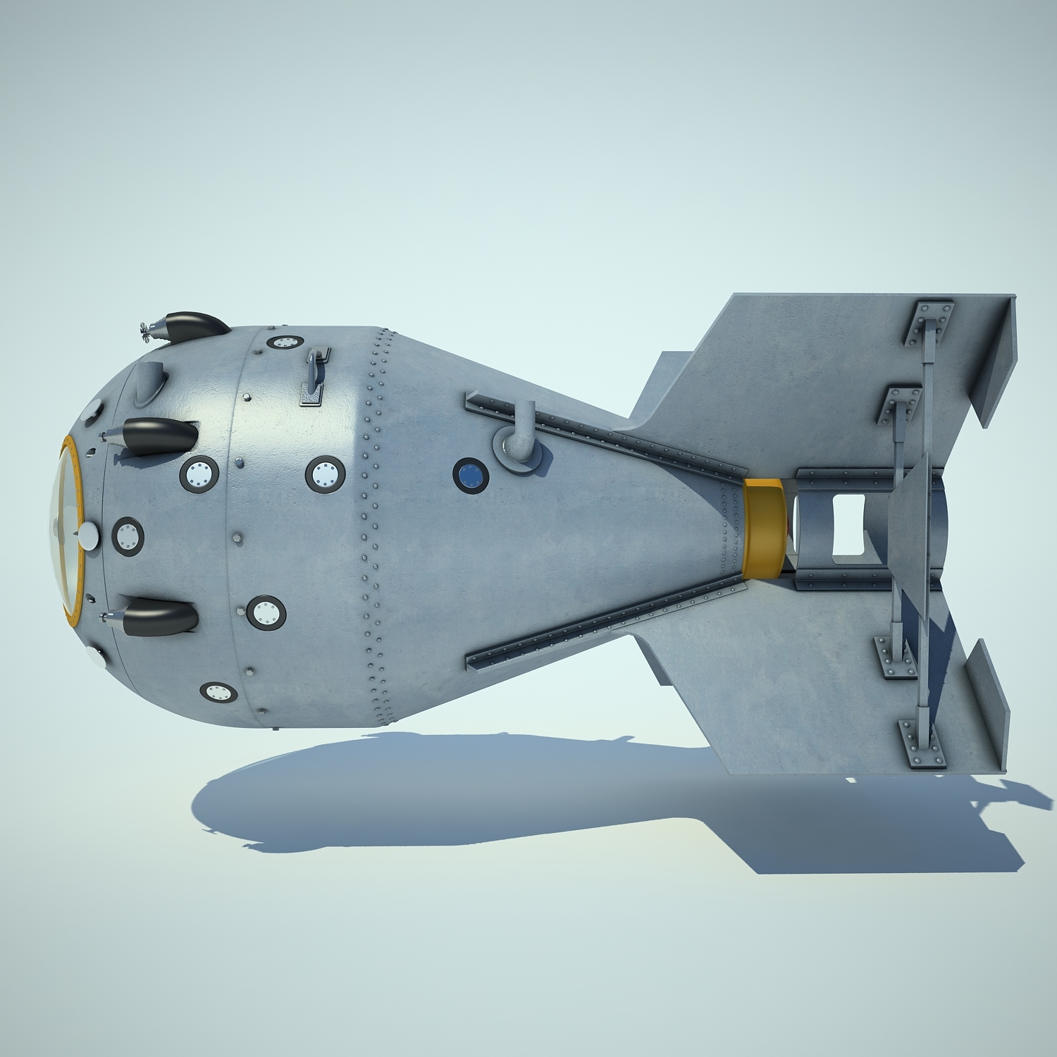 3d model nuclear bomb