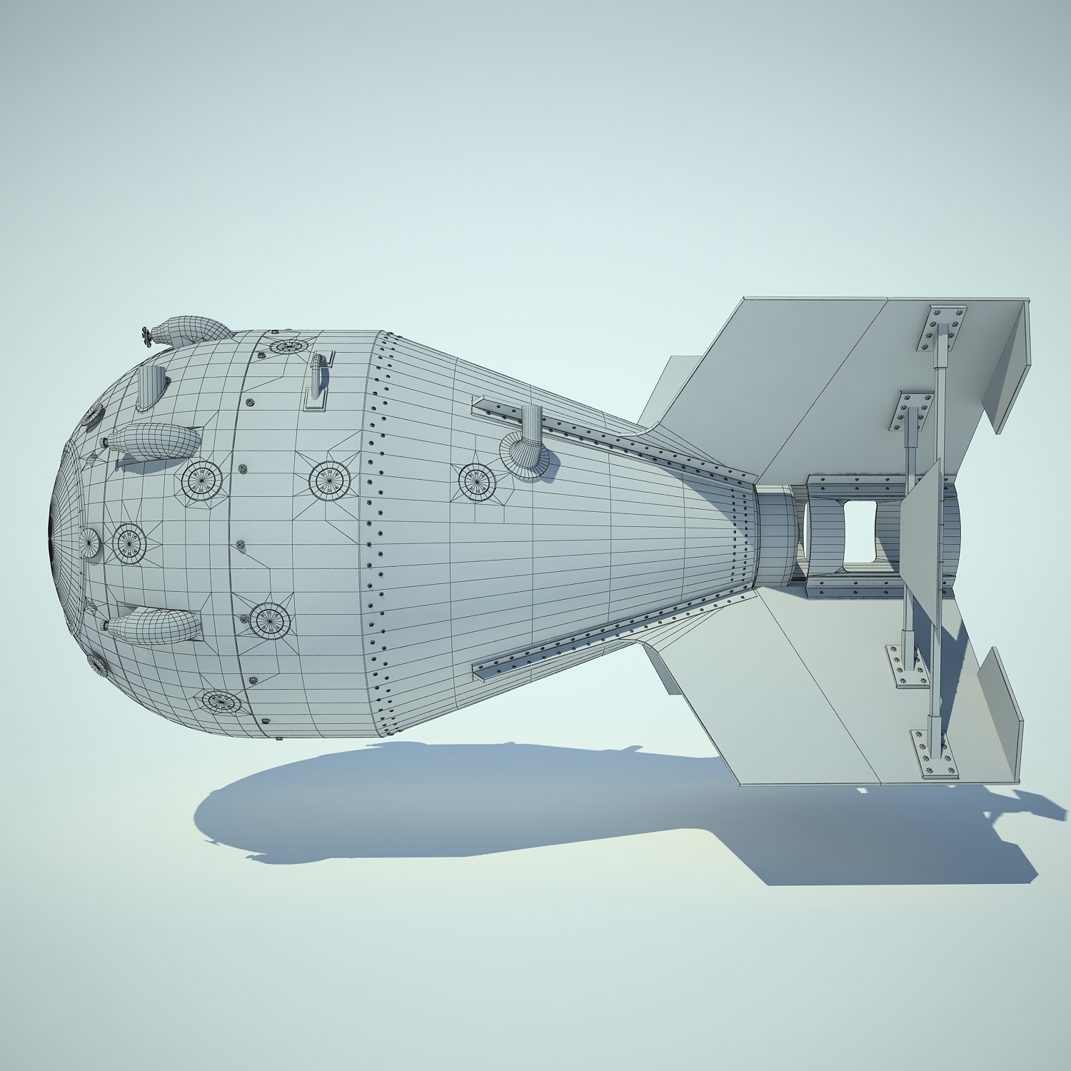 3d model nuclear bomb