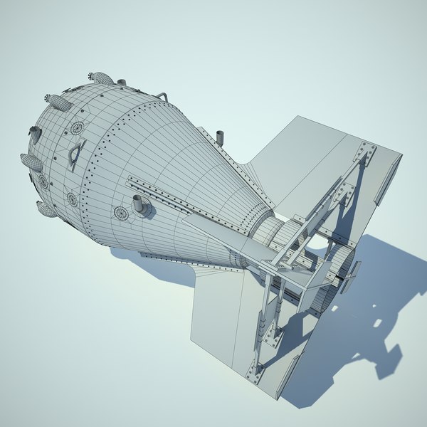 3d model nuclear bomb