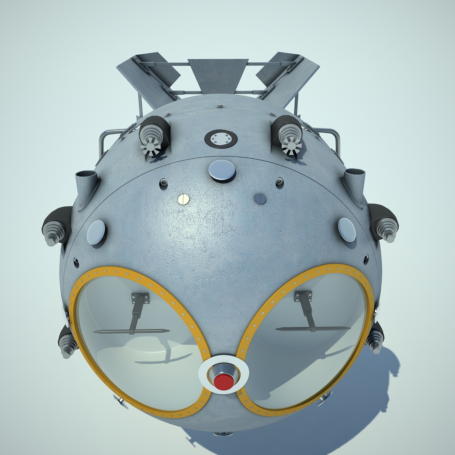 3d model nuclear bomb