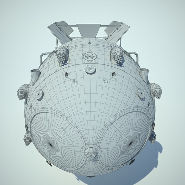 3d model nuclear bomb