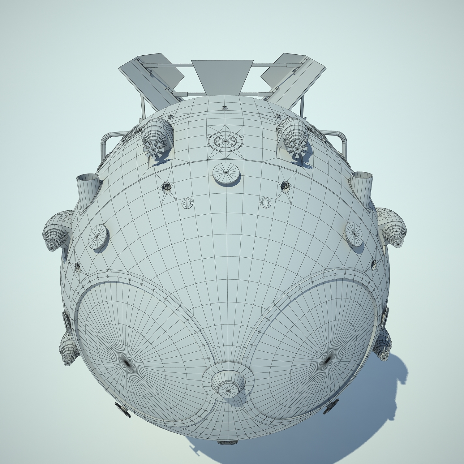 3d model nuclear bomb