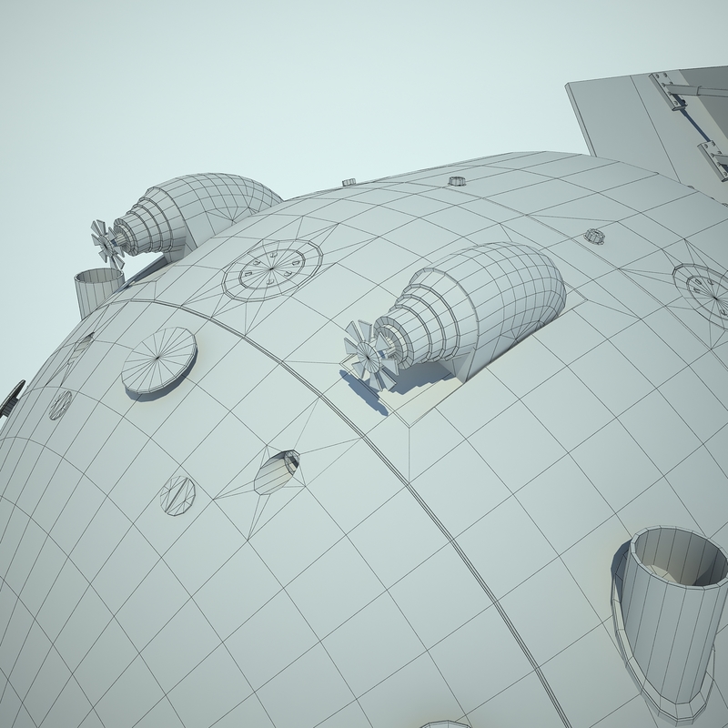 3d model nuclear bomb