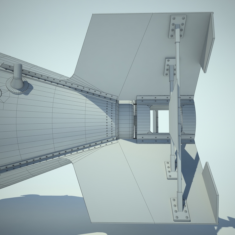 3d model nuclear bomb