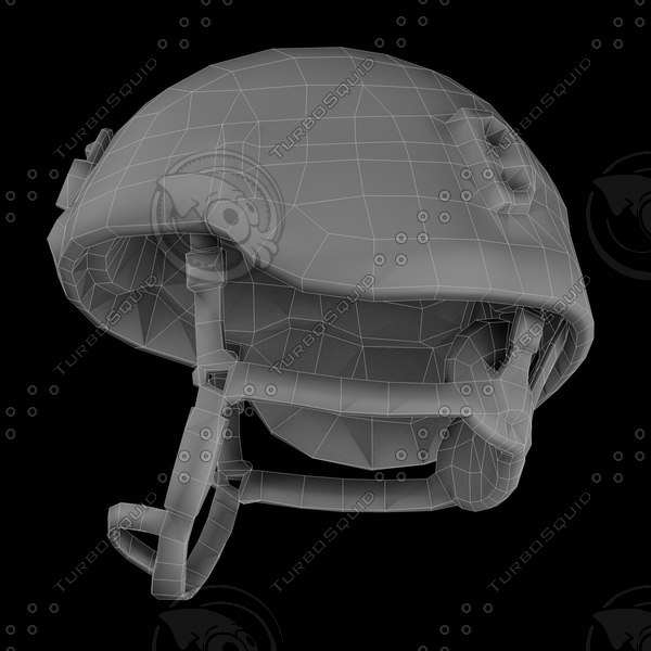 military soldier helmet 3d model