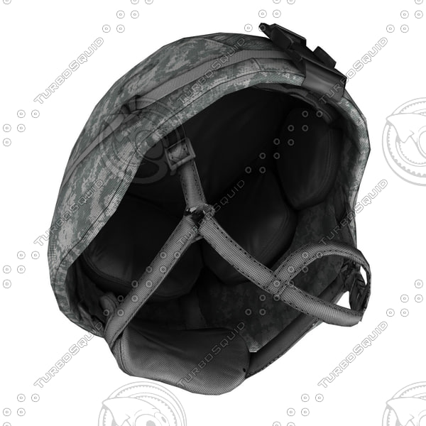 military soldier helmet 3d model
