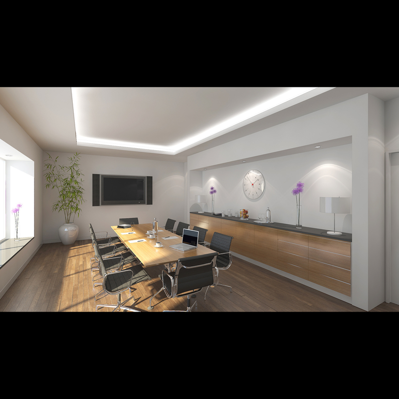 3d conference room model