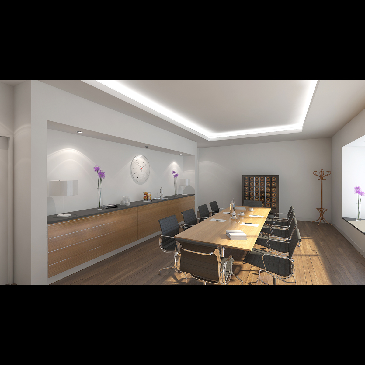 3d conference room model