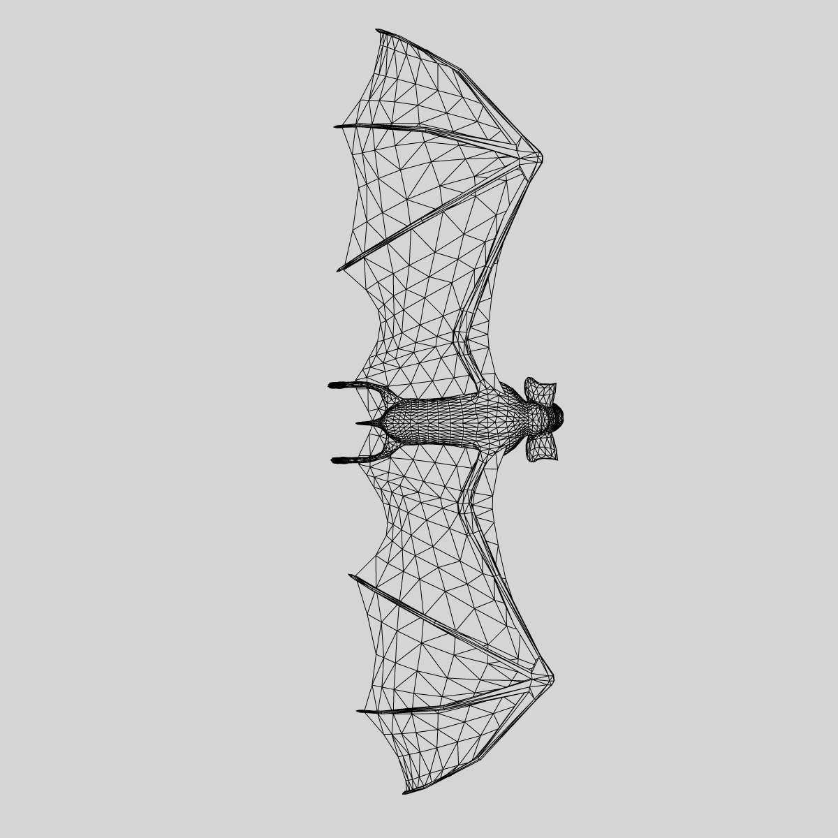 3d vampire bat fly animation