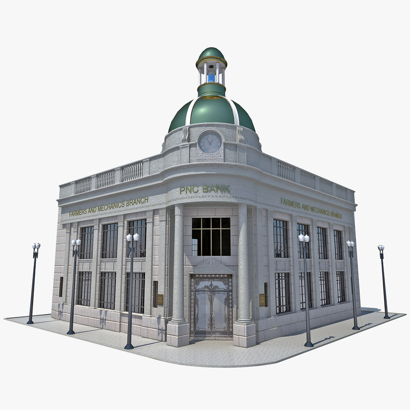 3d model riggs bank building