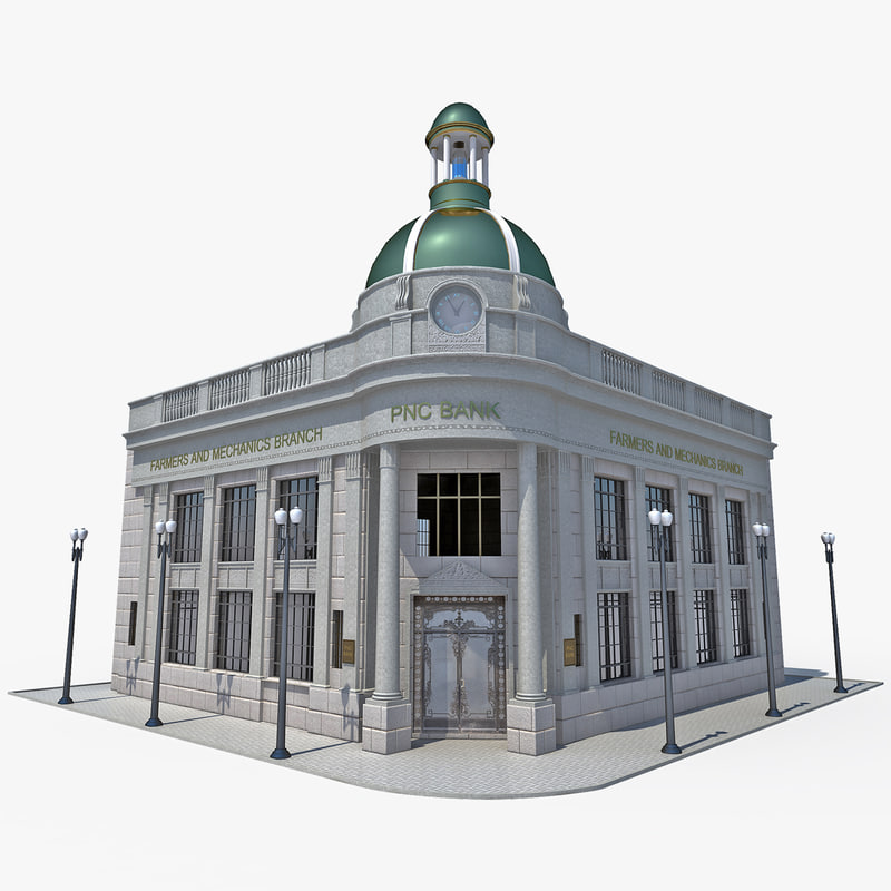 3d model riggs bank building