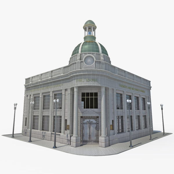 3d model riggs bank building