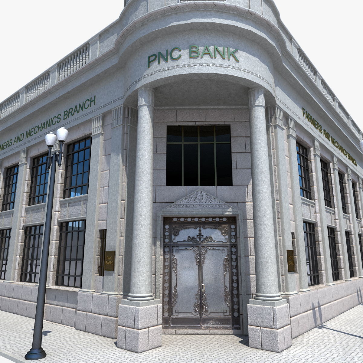 3d model riggs bank building