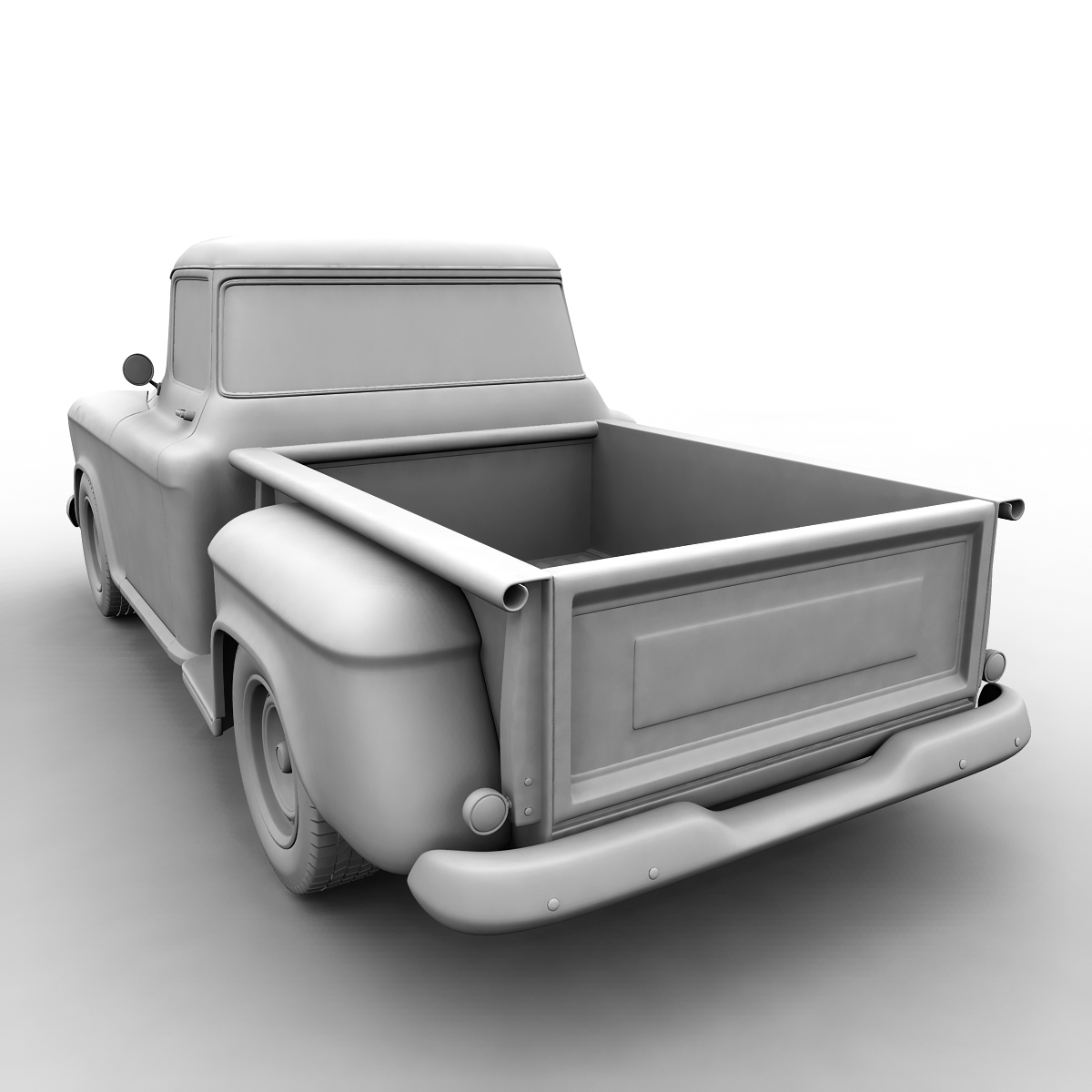 chevrolet truck 1956 3d max