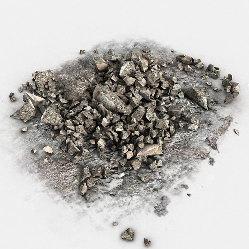 max debris stone rock