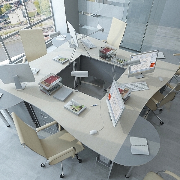 3d architecture office furniture model