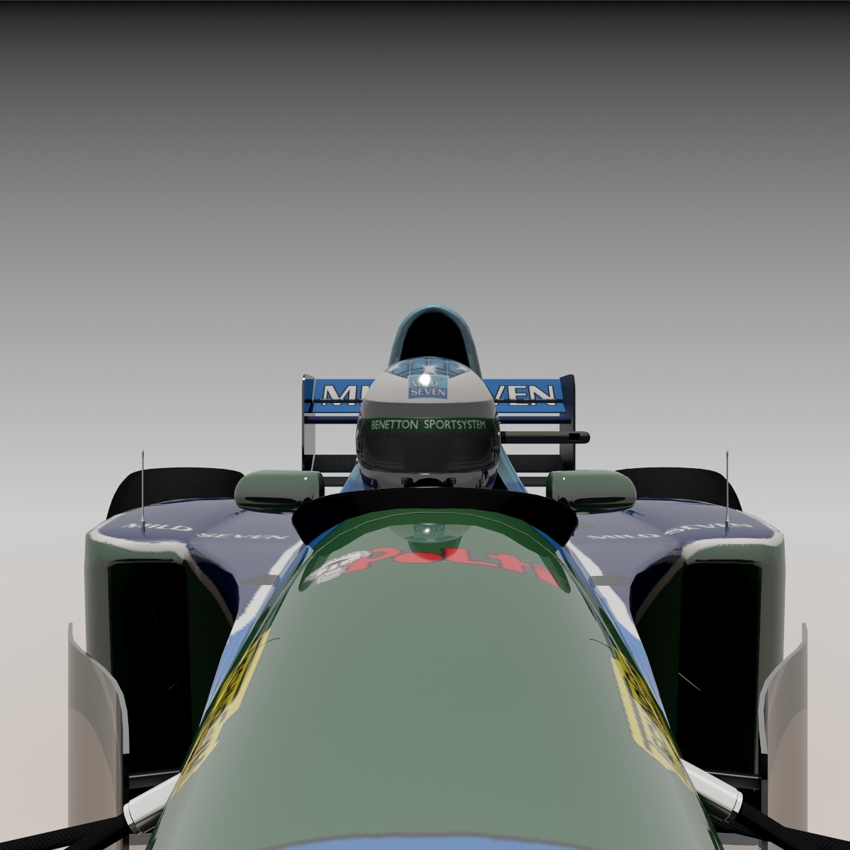 3D модель Benetton B194 - TurboSquid 691975