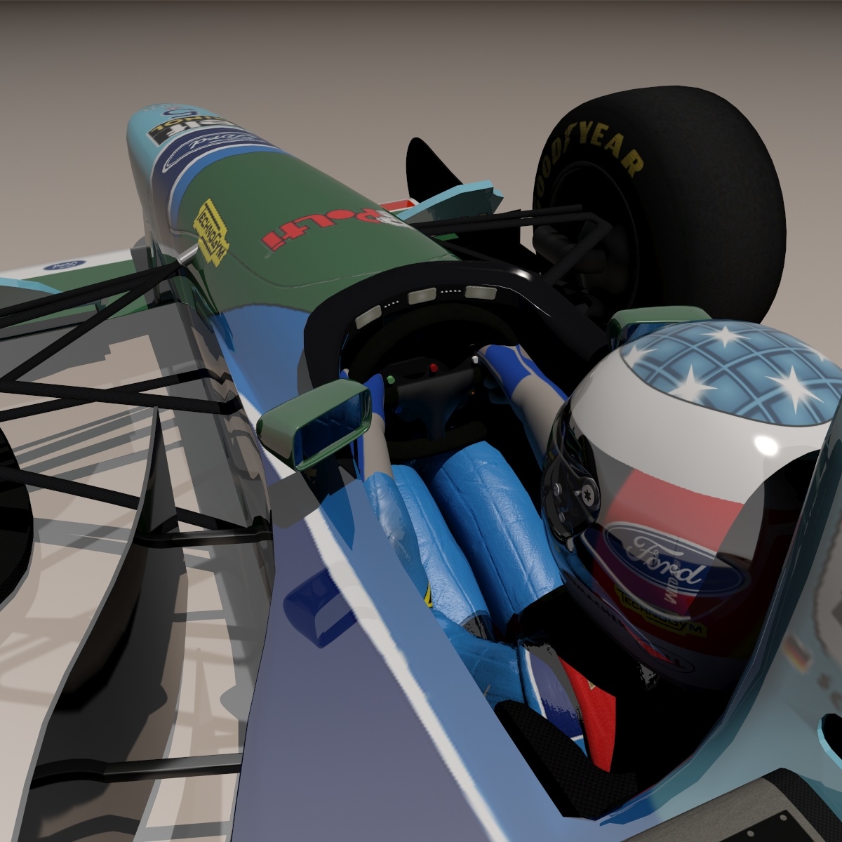3d model michael benetton b194