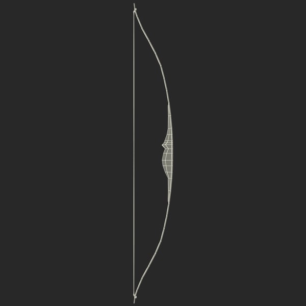 longbow weapon 3d model