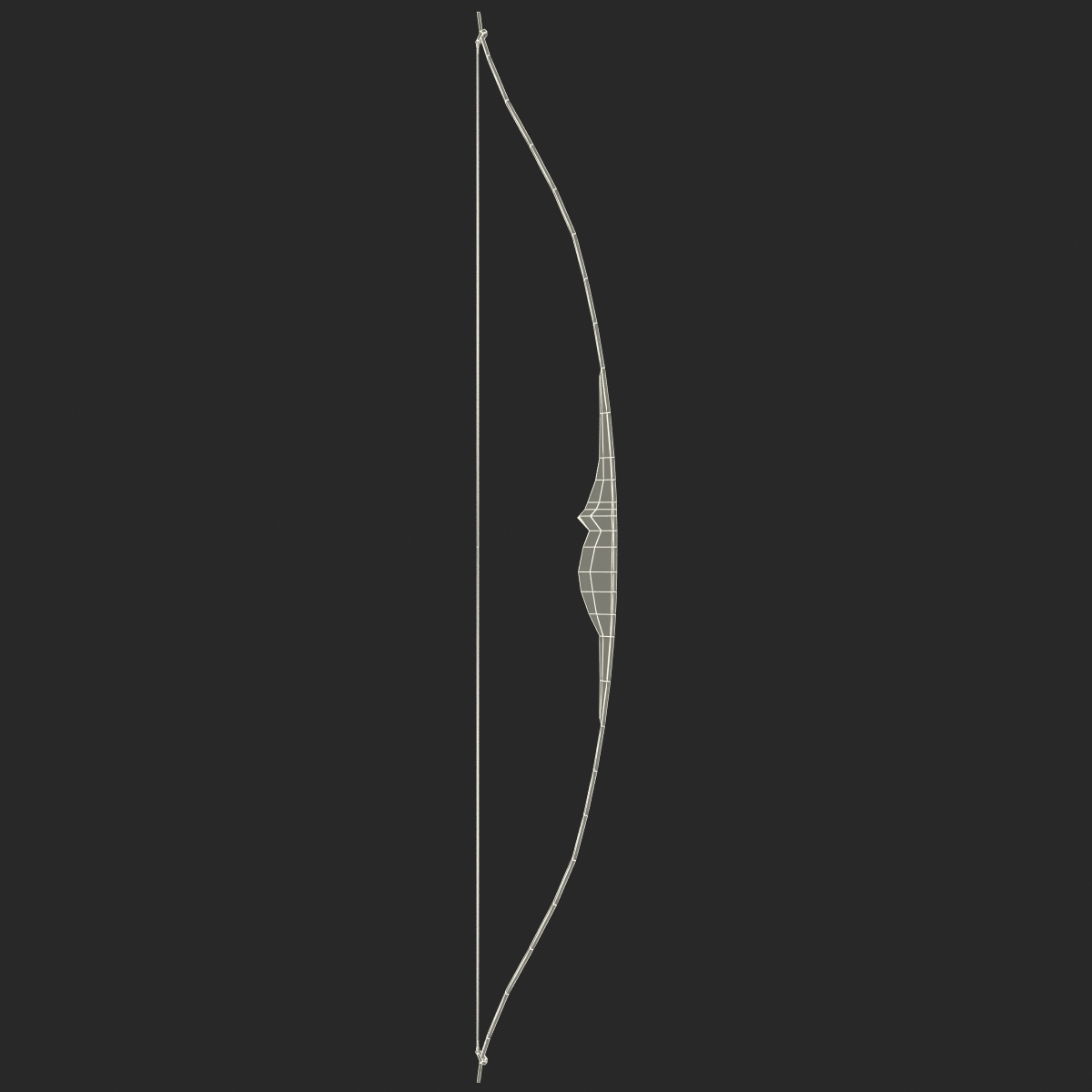 longbow weapon 3d model