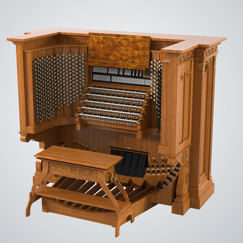 3d organ keyboard