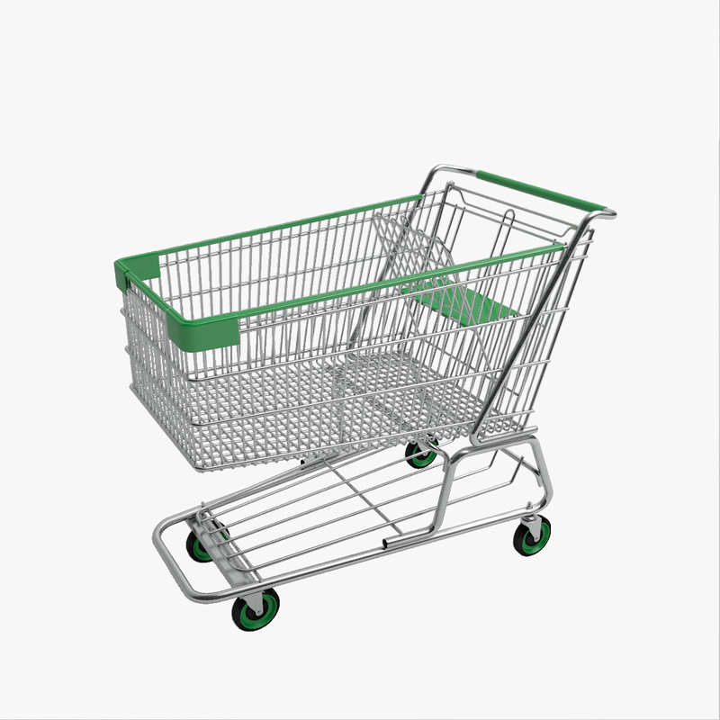 shopping cart 3d 3ds