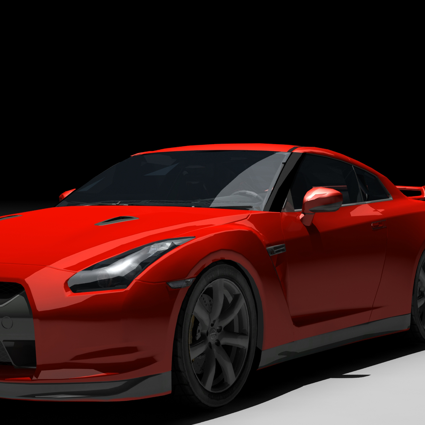 nissan gtr car 3d model