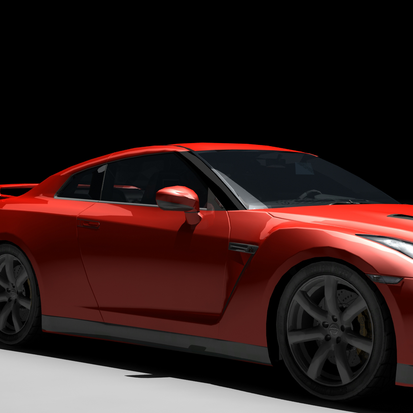 nissan gtr car 3d model