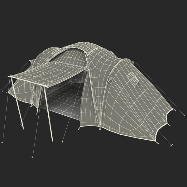 3d camping tent 4 model