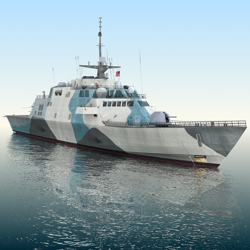 uss freedom lcs 1 3d max