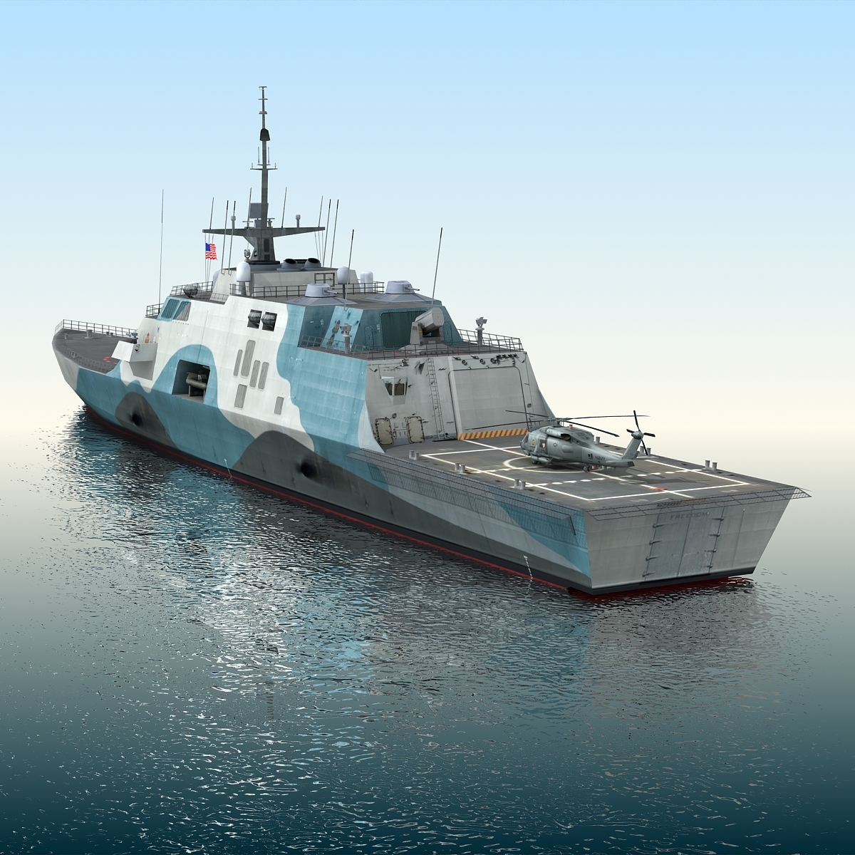 uss freedom lcs 1 3d max