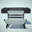 3d model printer hp designjet