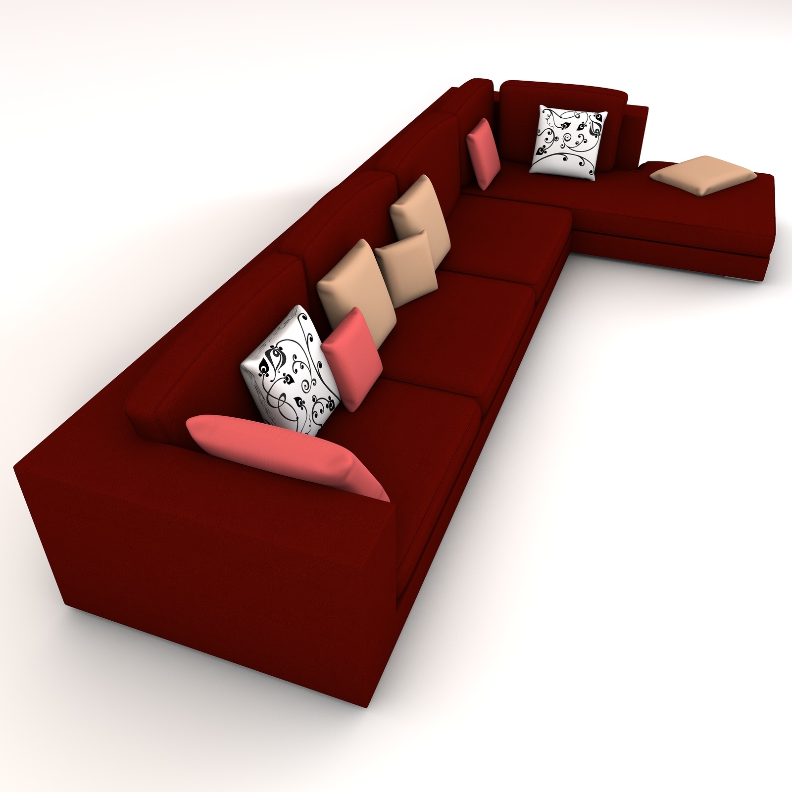 sectional sofa 3d model