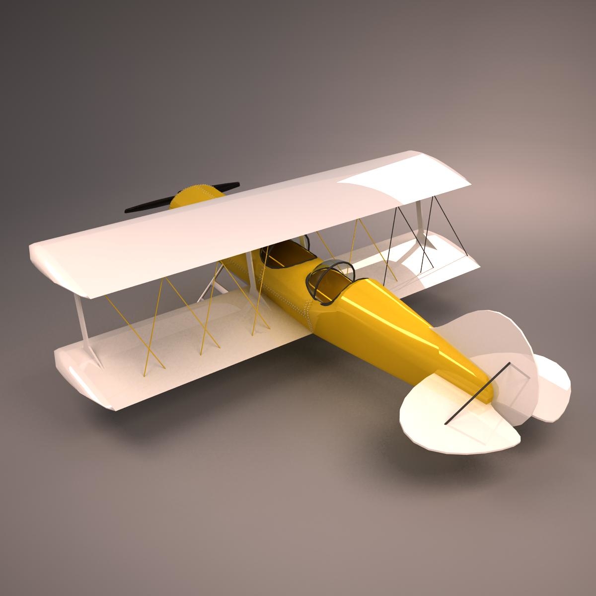 3ds max acrobatic plane