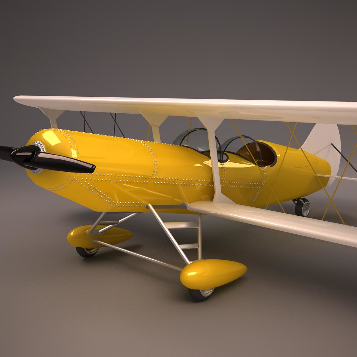 3ds max acrobatic plane