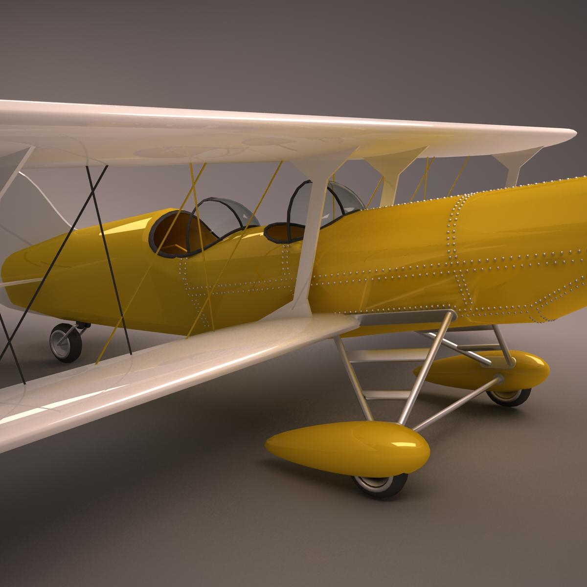 3ds max acrobatic plane