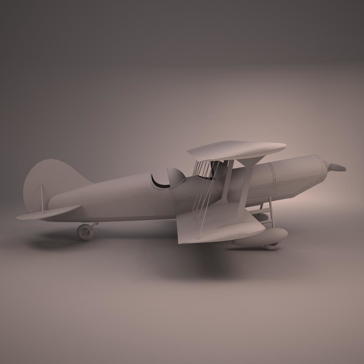 3ds max acrobatic plane