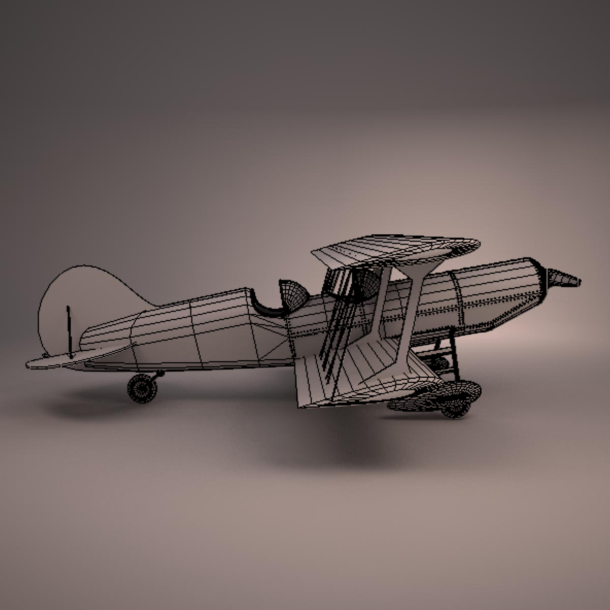 3ds max acrobatic plane