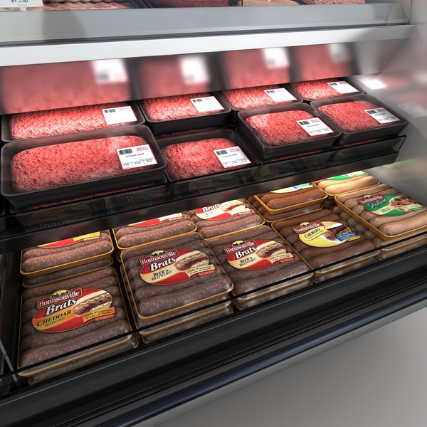 butcher case 3d model