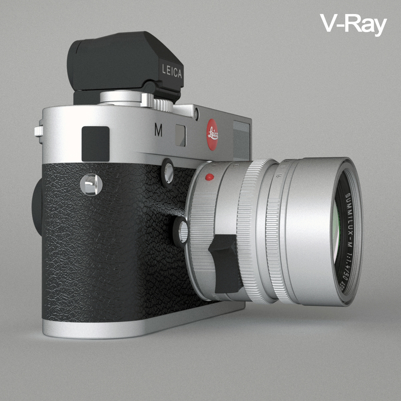 digital camera leica m 3d model
