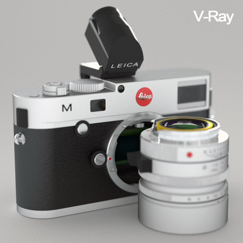 digital camera leica m 3d model