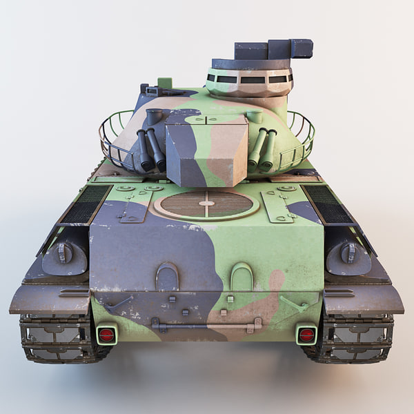 amx-32 france main battle tank 3d max