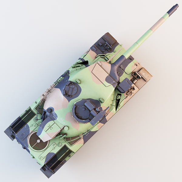 amx-32 france main battle tank 3d max